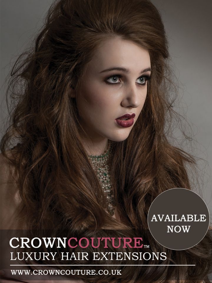 HAIR EXTENSION PROMOTIONAL POSTER - A3 SIZE - Crown Couture