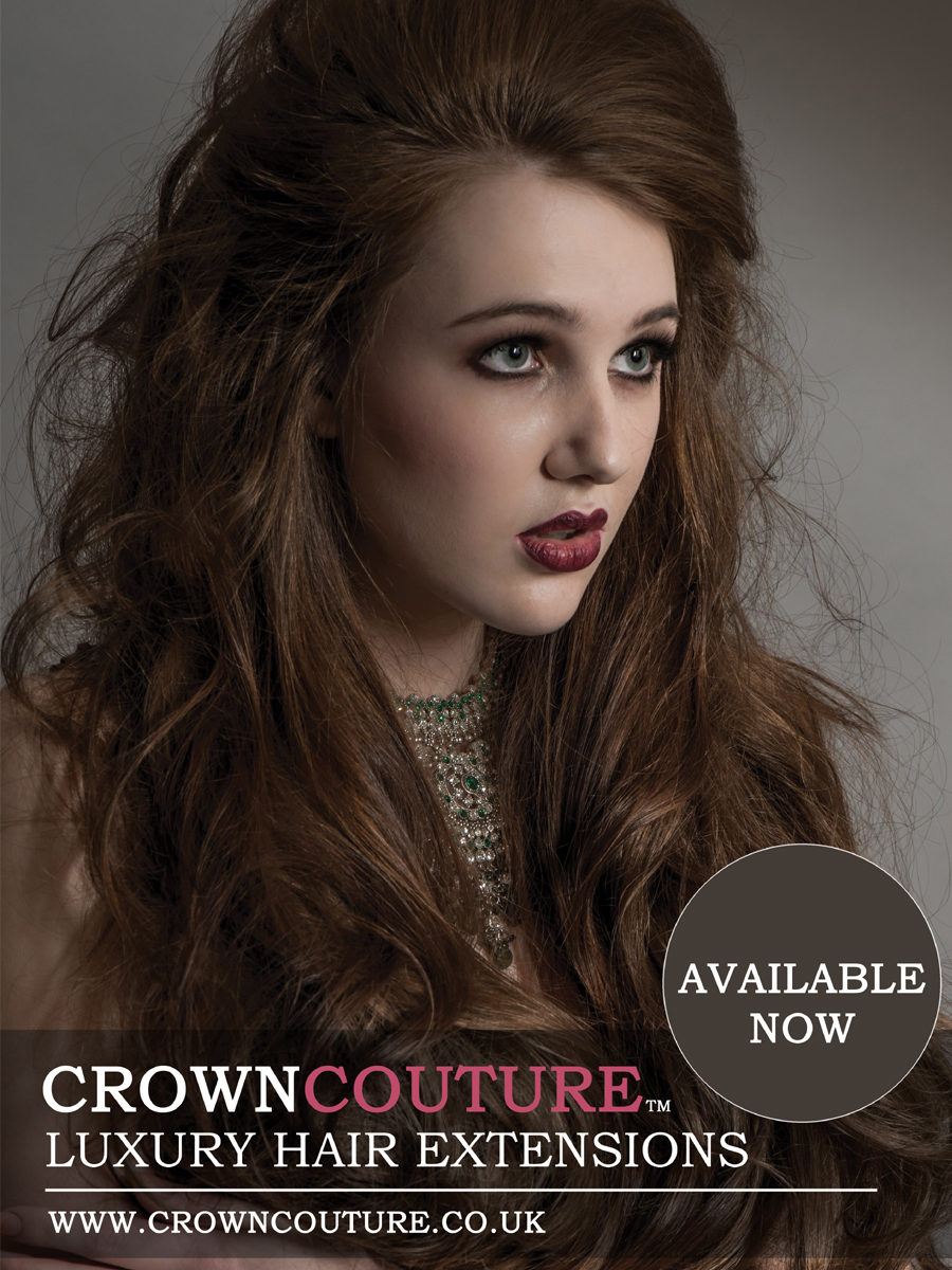 HAIR EXTENSION PROMOTIONAL POSTER - A3 SIZE - Crown Couture